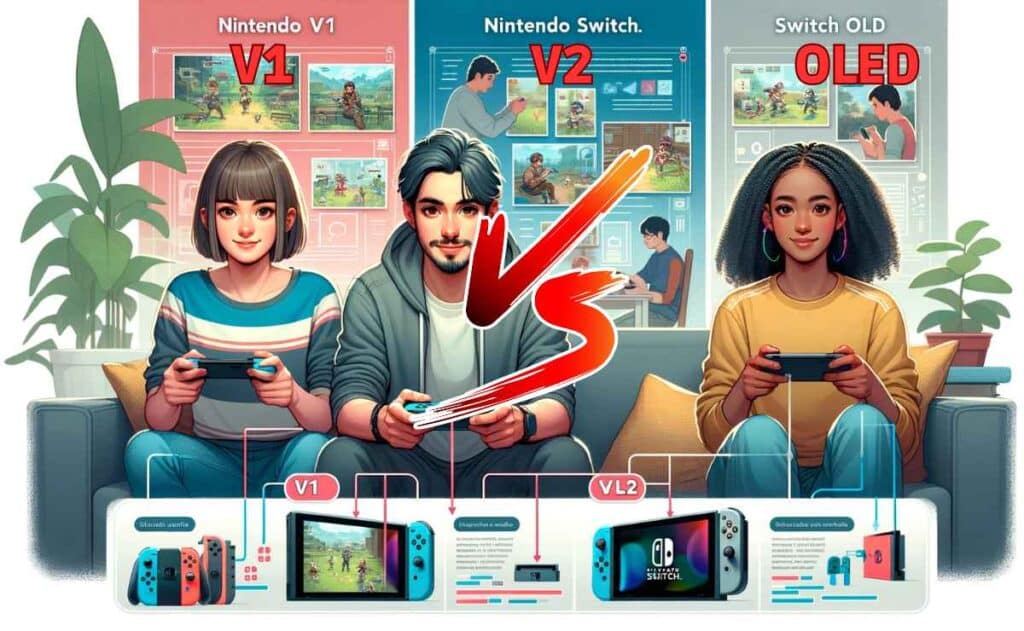 Nintendo Switch: Comparativa de las Versiones V1, V2 y OLED » InformaTec